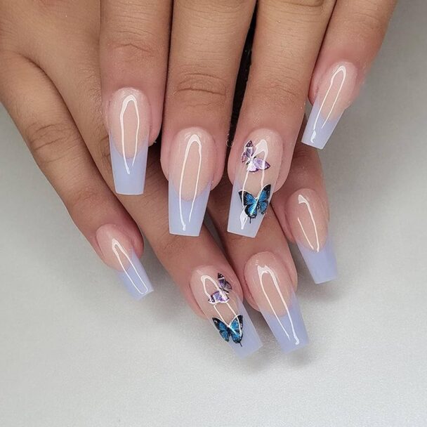 40 Trendy Spring Coffin Nails - Chicinspire