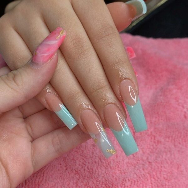 40 Trendy Spring Coffin Nails - Chicinspire