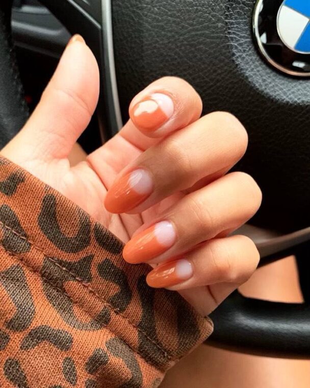 27 Half Moon Nails for an Elegant Manicure - Chicinspire