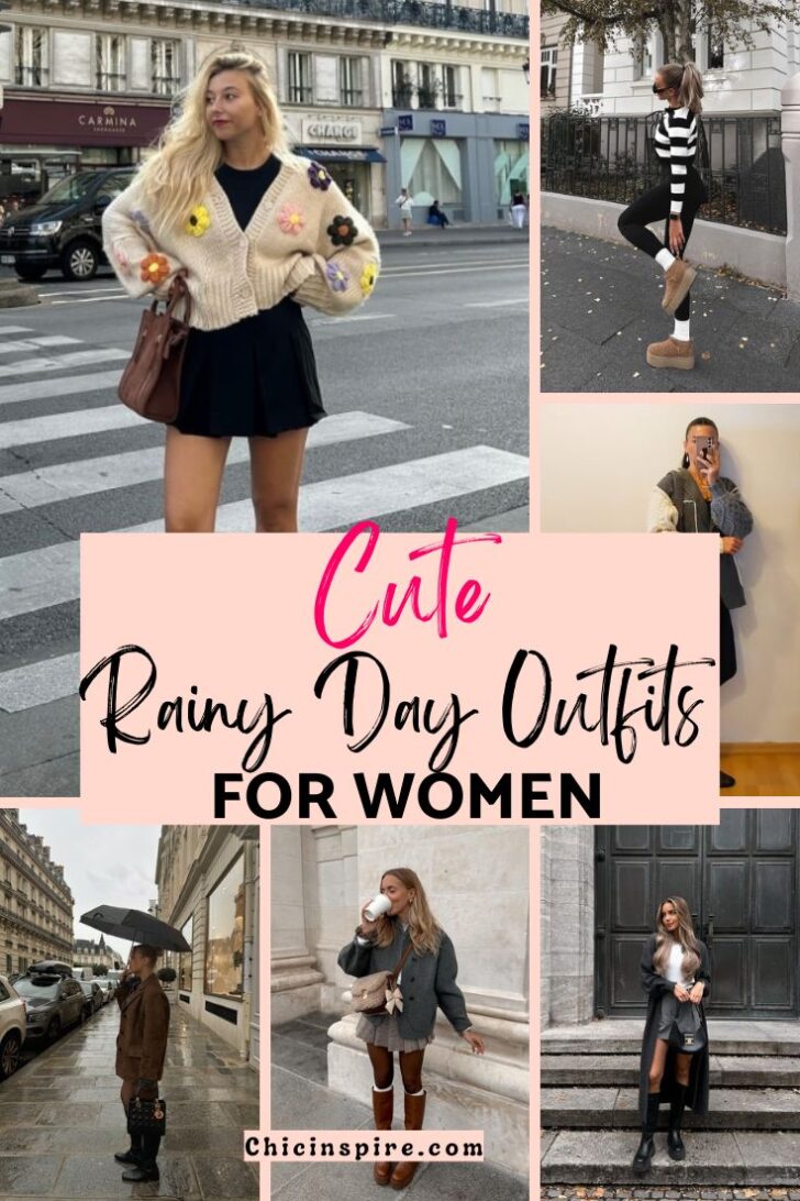 17 Rainy Day Outfit Ideas That Looks Great - Chicinspire