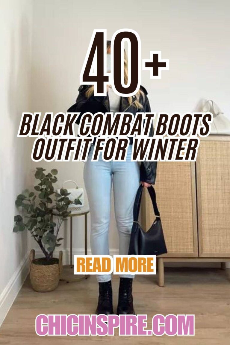40 Black Combat Boots Outfit for Winter - Chicinspire