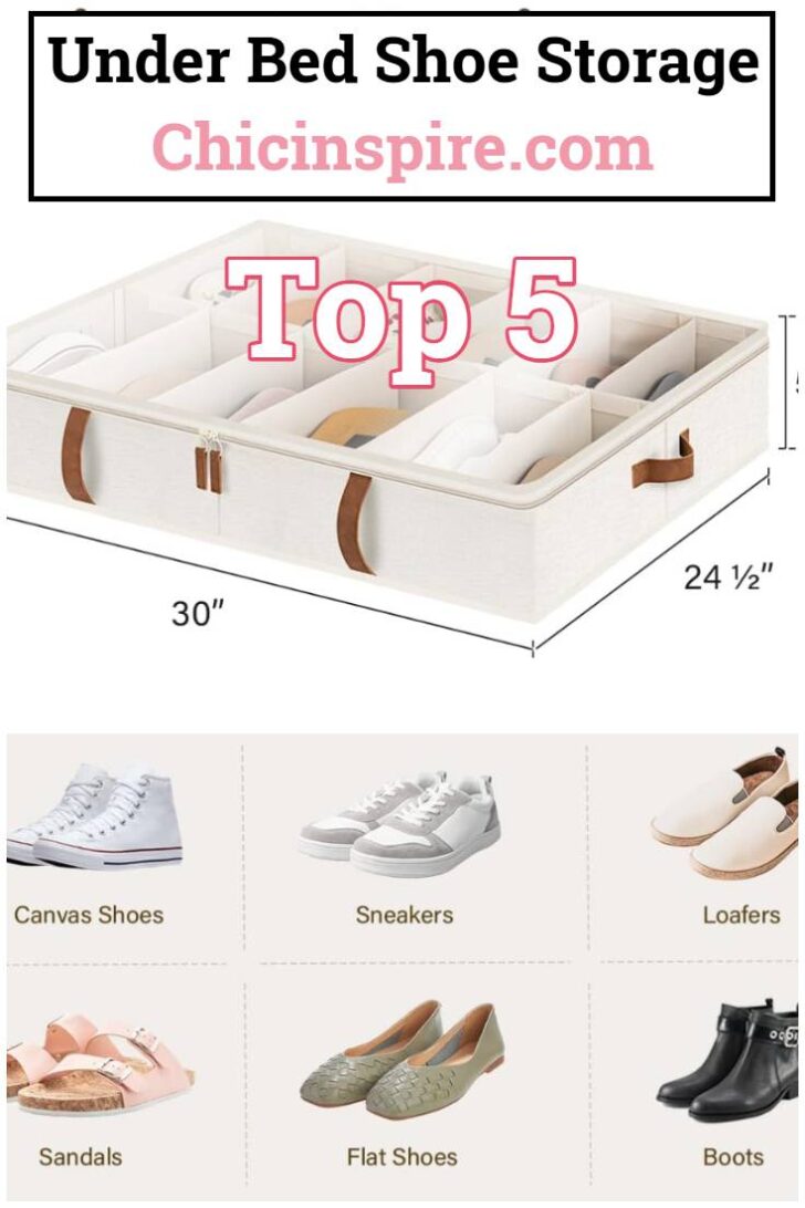 5 Under Bed Shoe Storage - Chicinspire
